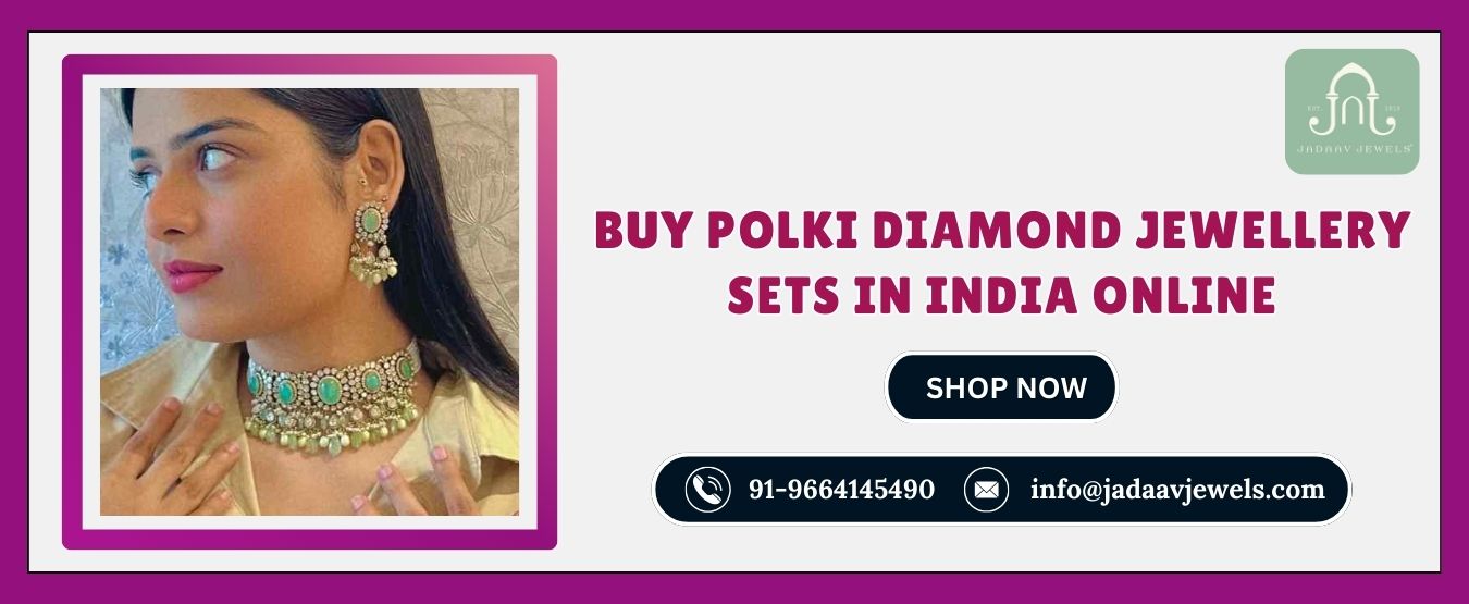 Buy Polki Diamond Jewellery Sets in India Online
